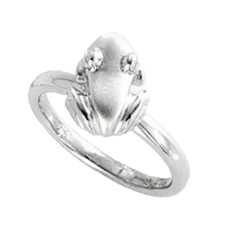 Coquí Tree Frog Ring | Sterling Silver .925 Frog Ring